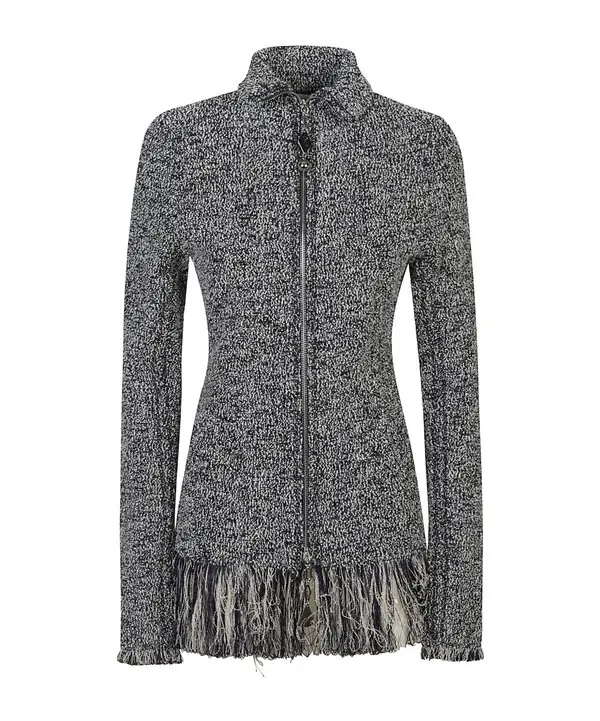 Rabanne Full-zip Fringed Cardigan
