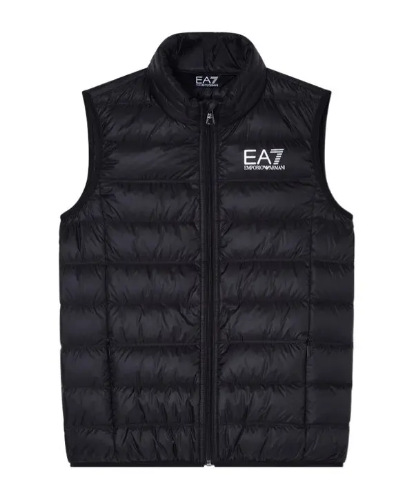 EA7 Hooded Gilet - Black