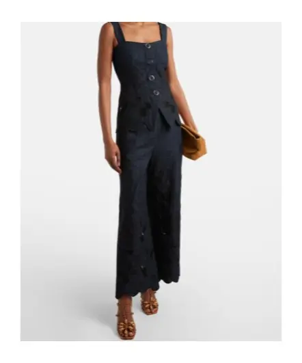Veronica Beard Cotton Chambray Top