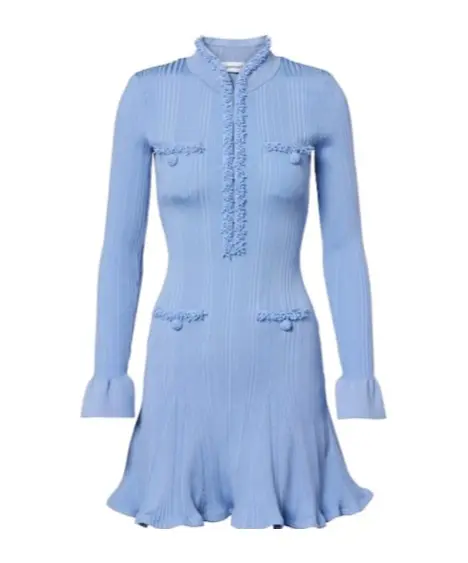 SELF-PORTRAIT Ruffled Minidress
