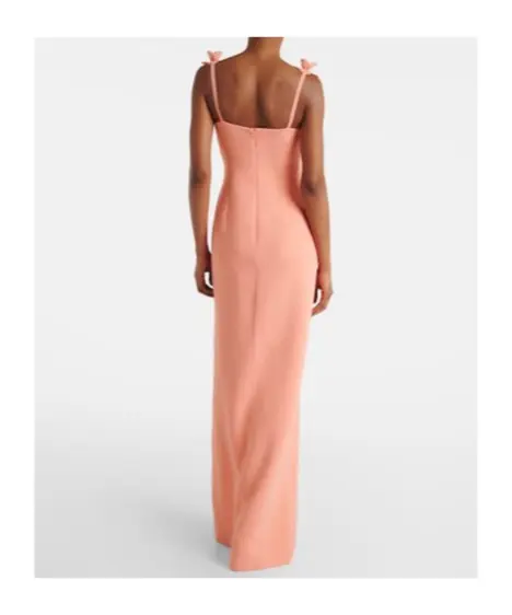 David Koma Floral-applique Gown