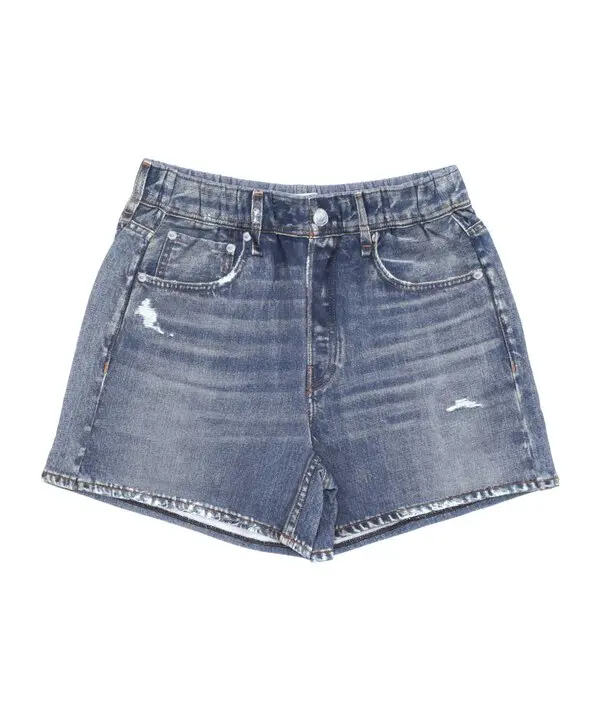 RAG  BONE Rag Bone Distressed Denim Shorts - Gray