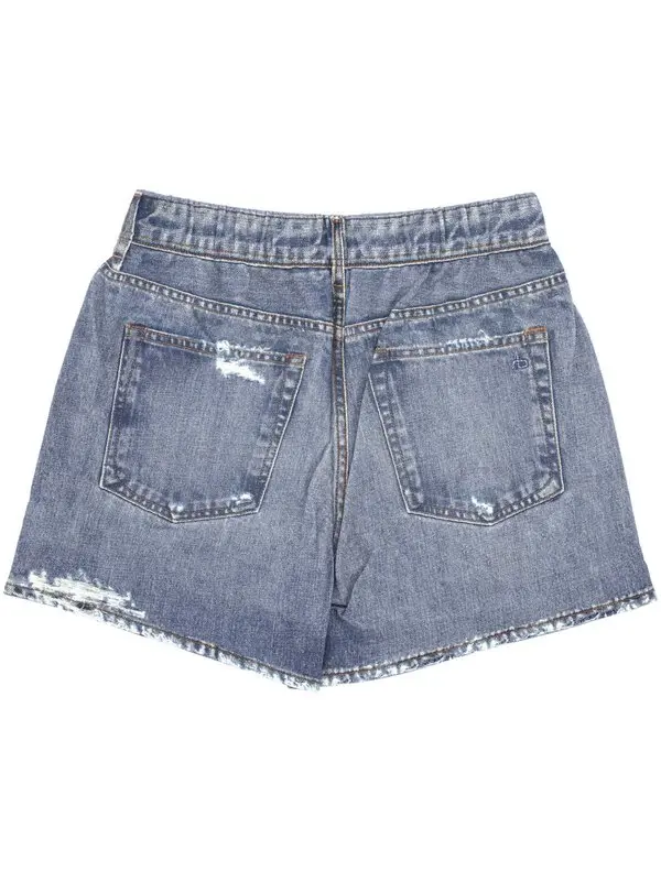 RAG  BONE Rag Bone Distressed Denim Shorts