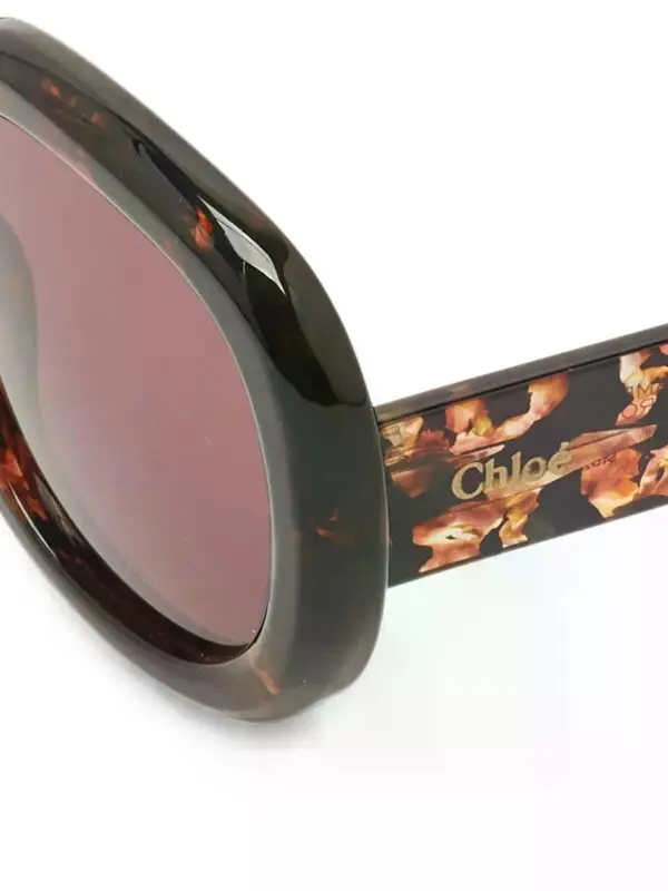 Chloé Oversized Tortoiseshell Sunglasses