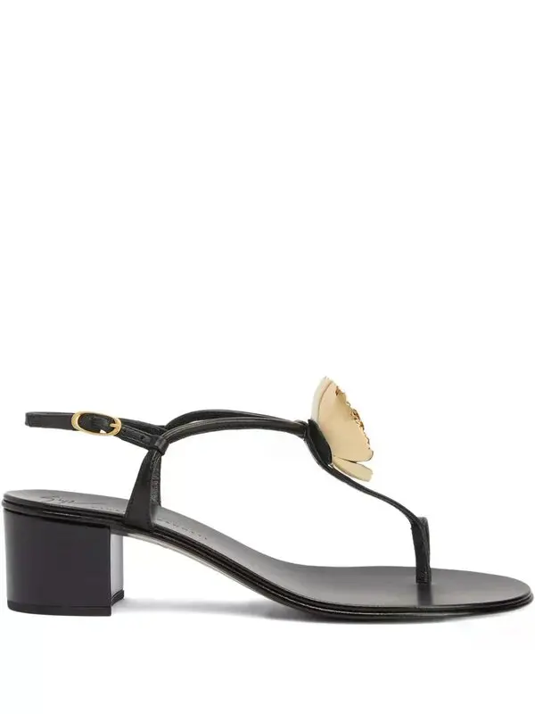 GIUSEPPE ZANOTTI Sophora Flower Detail Sandals