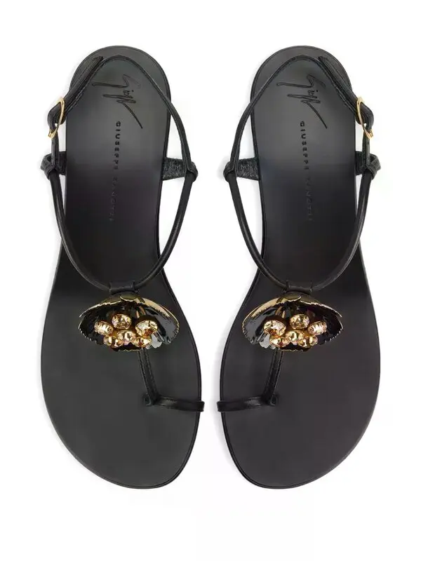 GIUSEPPE ZANOTTI Sophora Flower Detail Sandals