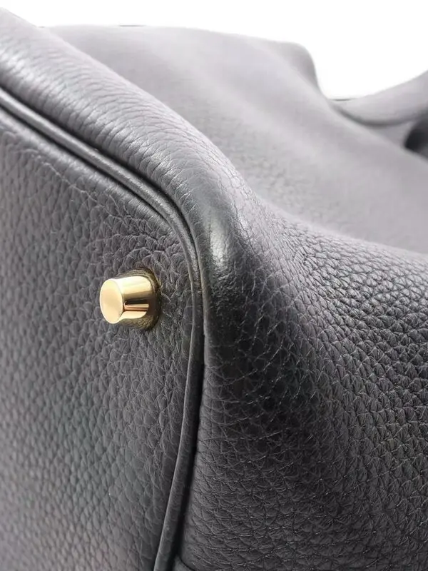 Hermès Clemence Leather Tote Bag - Black