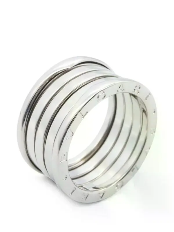 BVLGARI 18k White Gold B.zero1 Four Band Ring