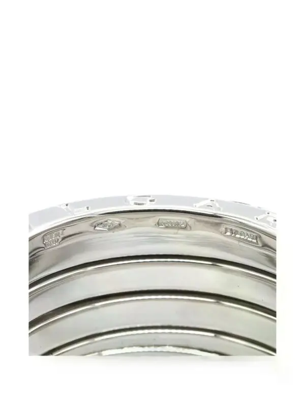 BVLGARI 18k White Gold B.zero1 Four Band Ring