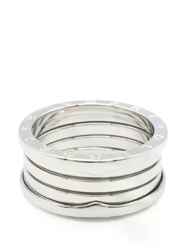 BVLGARI 18k White Gold B.zero1 Four-band Ring