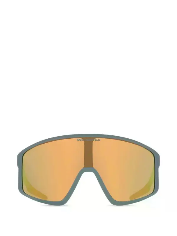 Karl Lagerfeld Geometric Frame Sunglasses - Grey