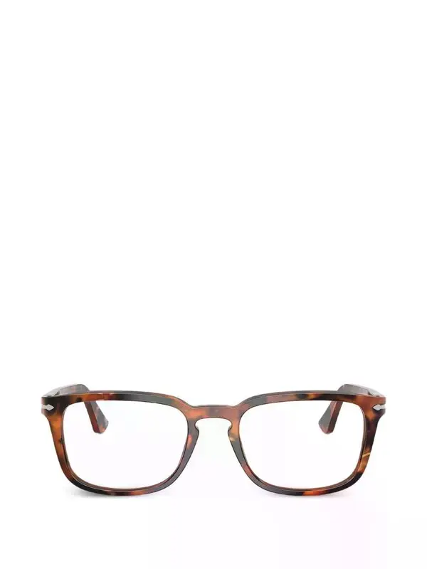 Persol Tortoise Square Frames - Brown
