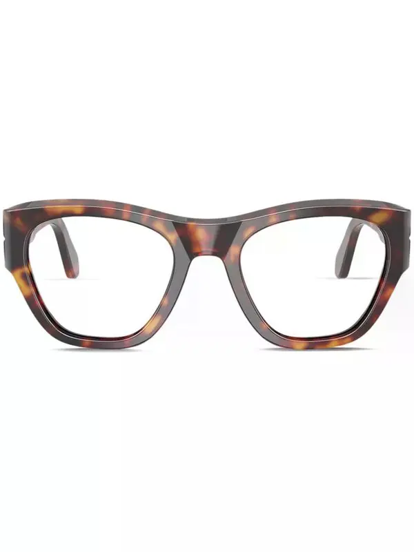 Persol Tortoiseshell-effect Square Glasses - Brown