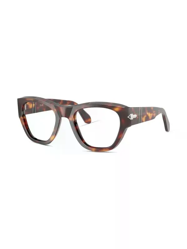 Persol Tortoiseshell-effect Square Glasses