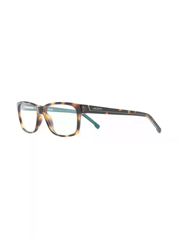 Lacoste Logo-plaque Square-frame Glasses