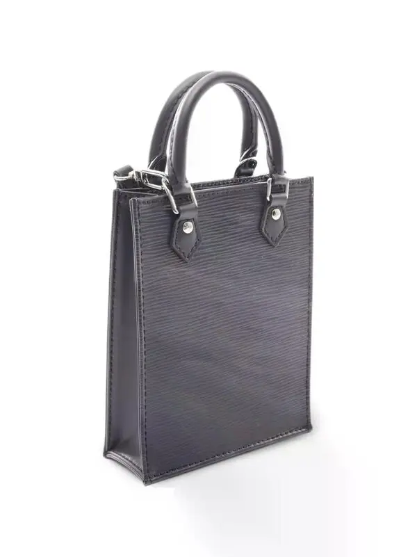 LOUIS VUITTON Petite Sac Plat Epi Handbag - Black
