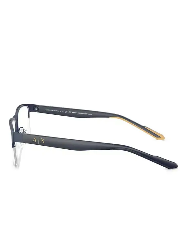 Armani Exchange Rectangular Frame Eyeglasses
