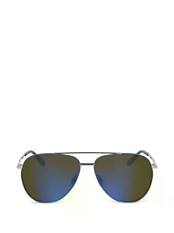 Karl Lagerfeld Double-bridge Pilot-frame Sunglasses