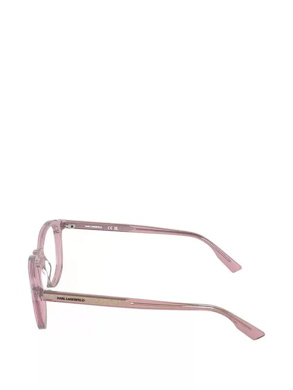 Karl Lagerfeld Glitter-effect Round-frame Glasses