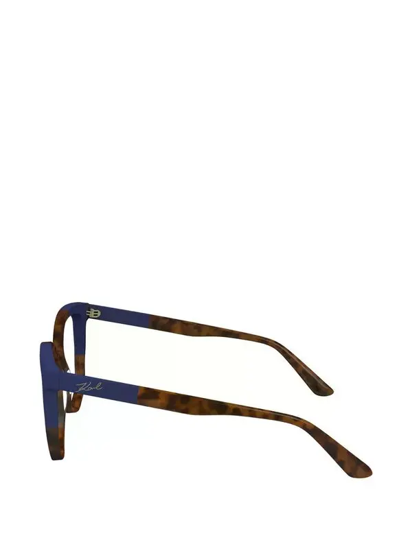 Karl Lagerfeld Tortoiseshell-effect Cat-eye Frame Glasses - Brown
