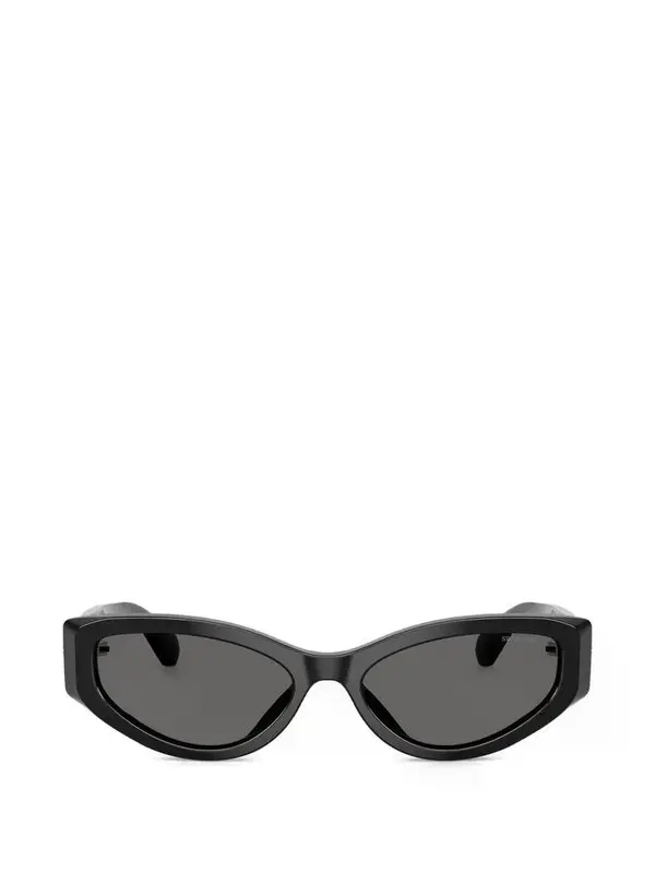 SWAROVSKI Cat-eye Sunglasses With Crystal Embellishment - Black