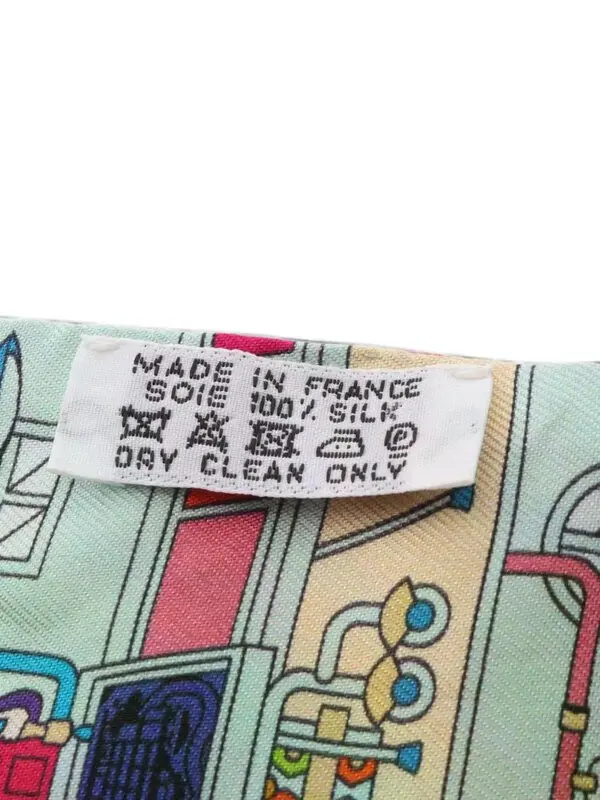 Hermès 2010s Twilly La Maison Des Carrés Scarf