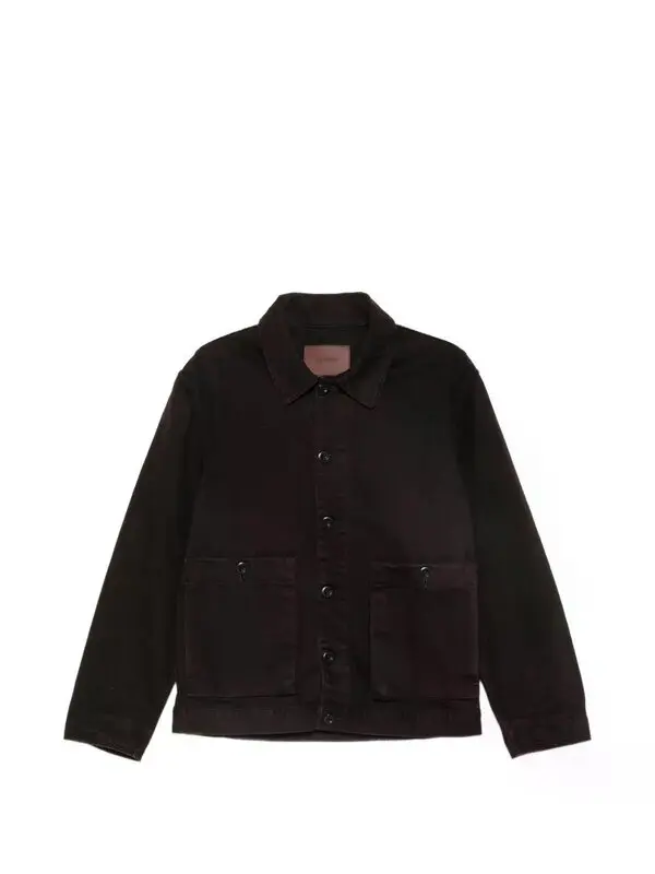 Sandro Buttoned Denim Jacket
