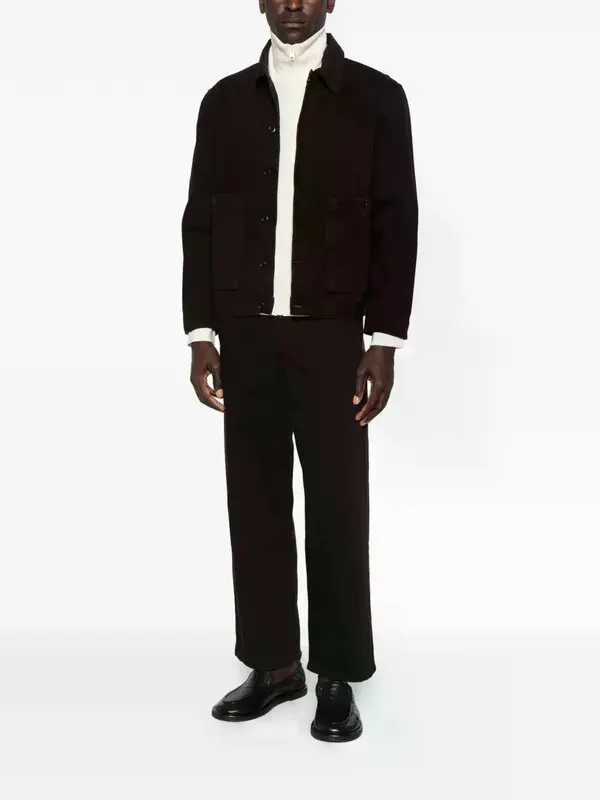 Sandro Buttoned Denim Jacket