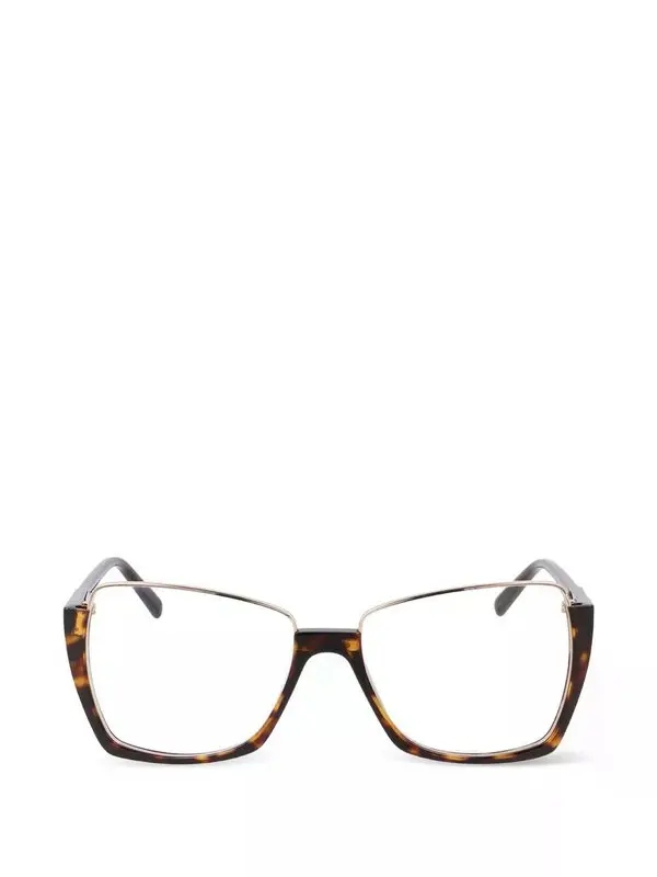 Karl Lagerfeld Tortoiseshell-effect Cat-eye Glasses - Brown