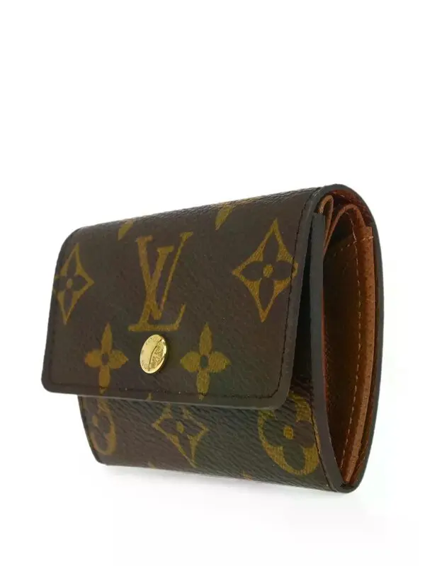 LOUIS VUITTON 2005 Monogram Porte Monnaie Plat Coin Case