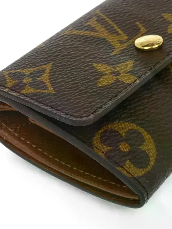 LOUIS VUITTON 2005 Monogram Porte Monnaie Plat Coin Case