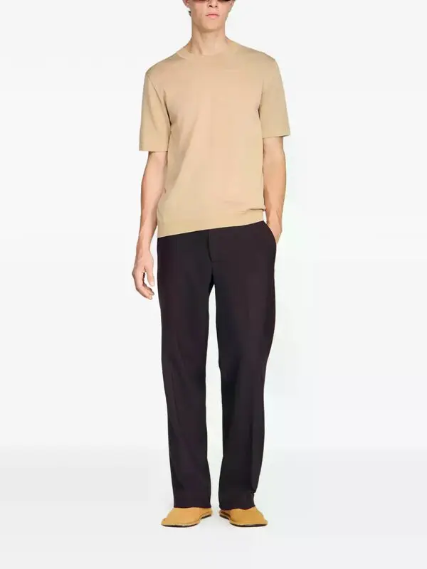 Sandro Short-sleeve Knit Sweater