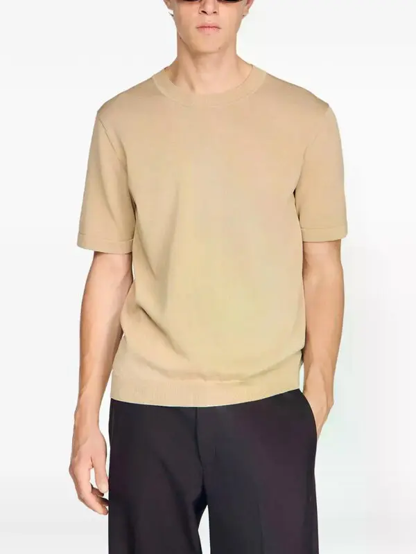 Sandro Short-sleeve Knit Sweater