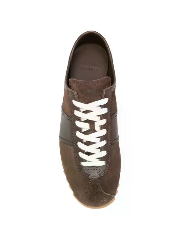Sandro Panelled Lace-up Sneakers