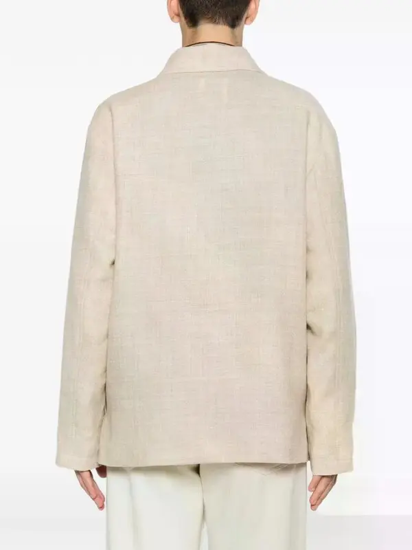 Sandro Wool Jacket - Neutrals