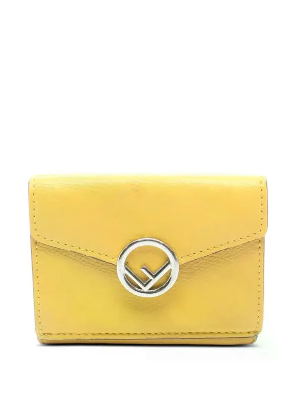 Fendi F Is Trifold Wallet - Yellow