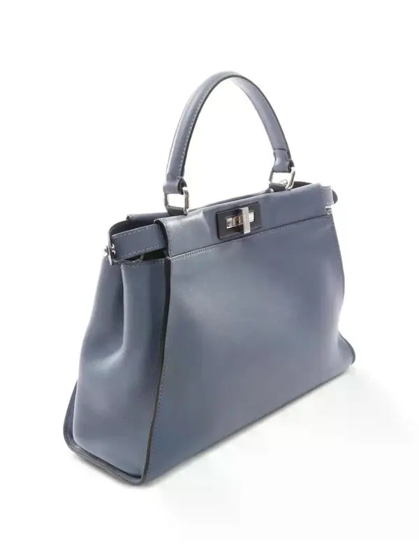 Fendi Peekaboo Leather Tote Bag