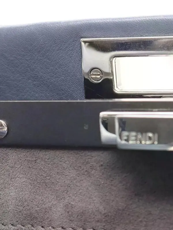Fendi Peekaboo Leather Tote Bag