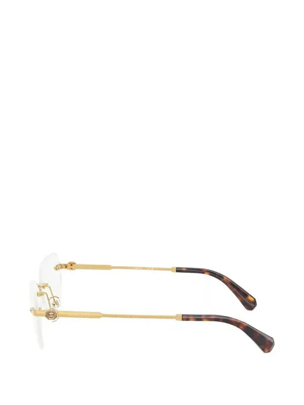 SWAROVSKI Rimless Oval-frame Eyeglasses