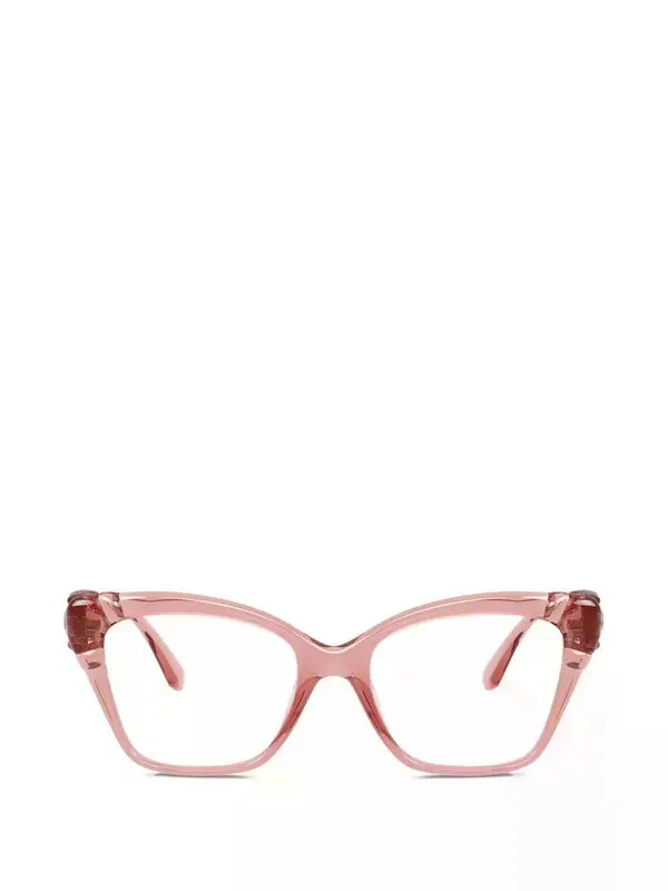 SWAROVSKI Crystal Embellished Glasses With Protective Case - Pink