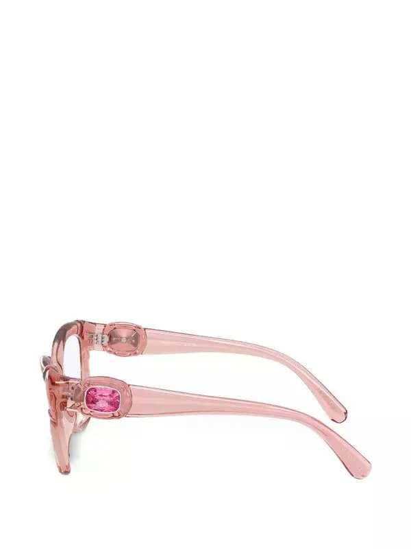 SWAROVSKI Crystal Embellished Glasses With Protective Case