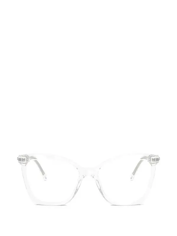 SWAROVSKI Crystal-embellished Cat-eye Eyeglasses - White