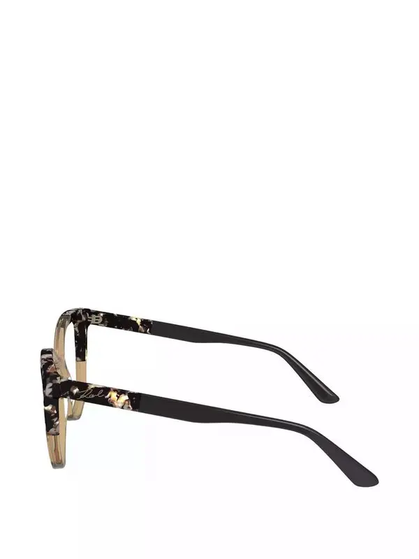Karl Lagerfeld Marble-effect Cat-eye Glasses