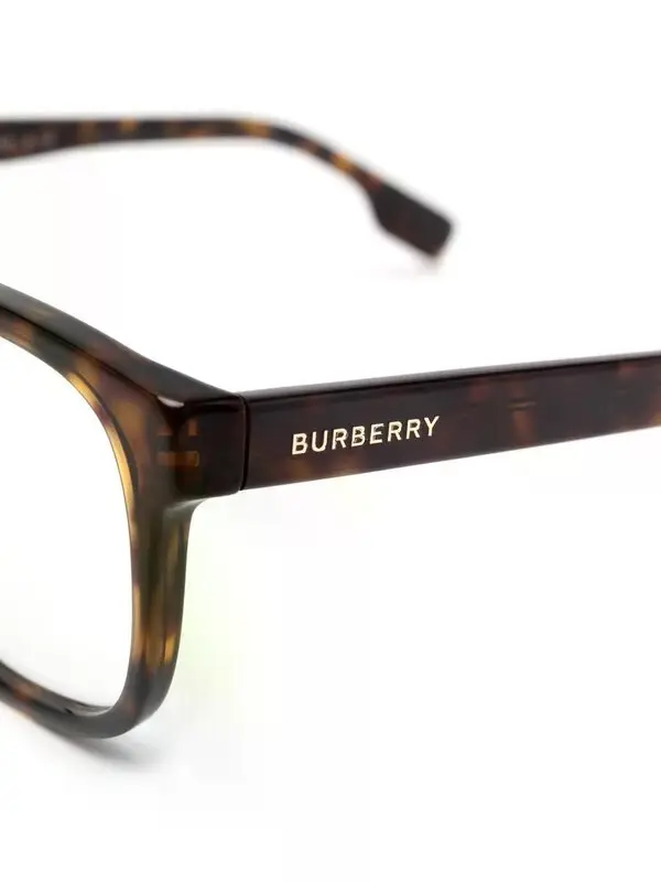 Burberry Tortoiseshell-effect Wayfarer Eyeglasses
