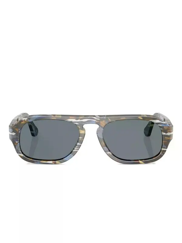 Persol Po3369s Tortoiseshell-effect Rectangle-frame Sunglasses