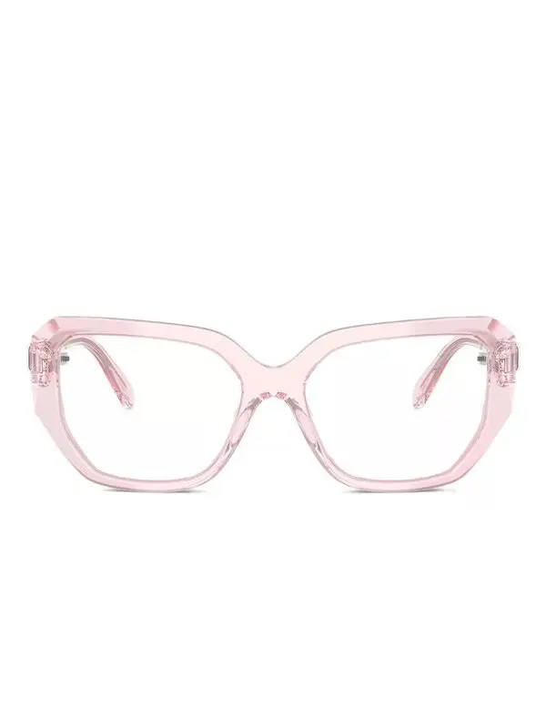 SWAROVSKI Geometric Frame Glasses - Pink