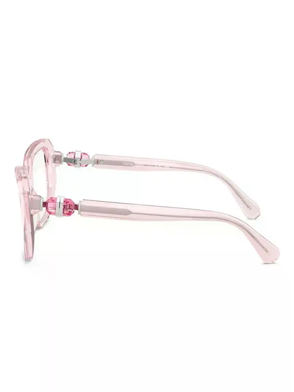 SWAROVSKI Geometric Frame Glasses