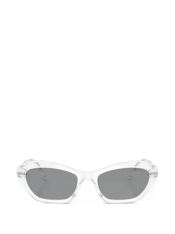 SWAROVSKI Crystal-embellishment Geometic-frame Sunglasses