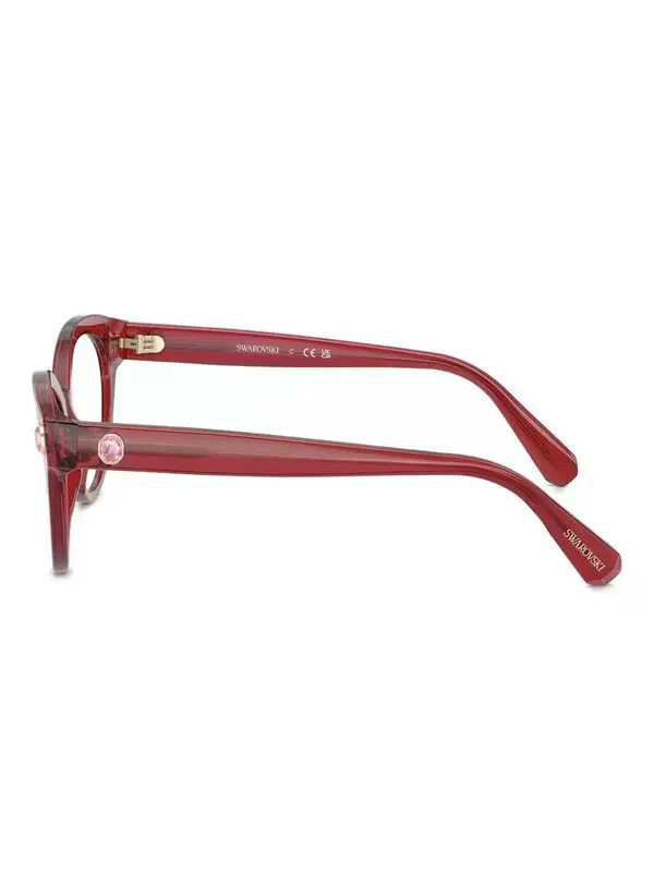 SWAROVSKI Sk2037 Cat-eye Glasses - Red