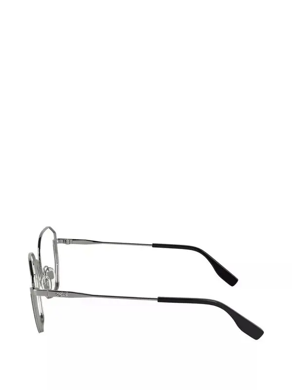 Karl Lagerfeld Geometric-frame Eyeglasses - Silver